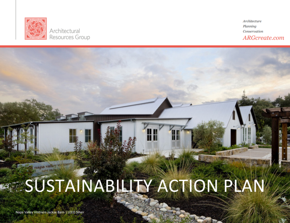 Sustainability Action Plan Architectural Resources Group Arg
